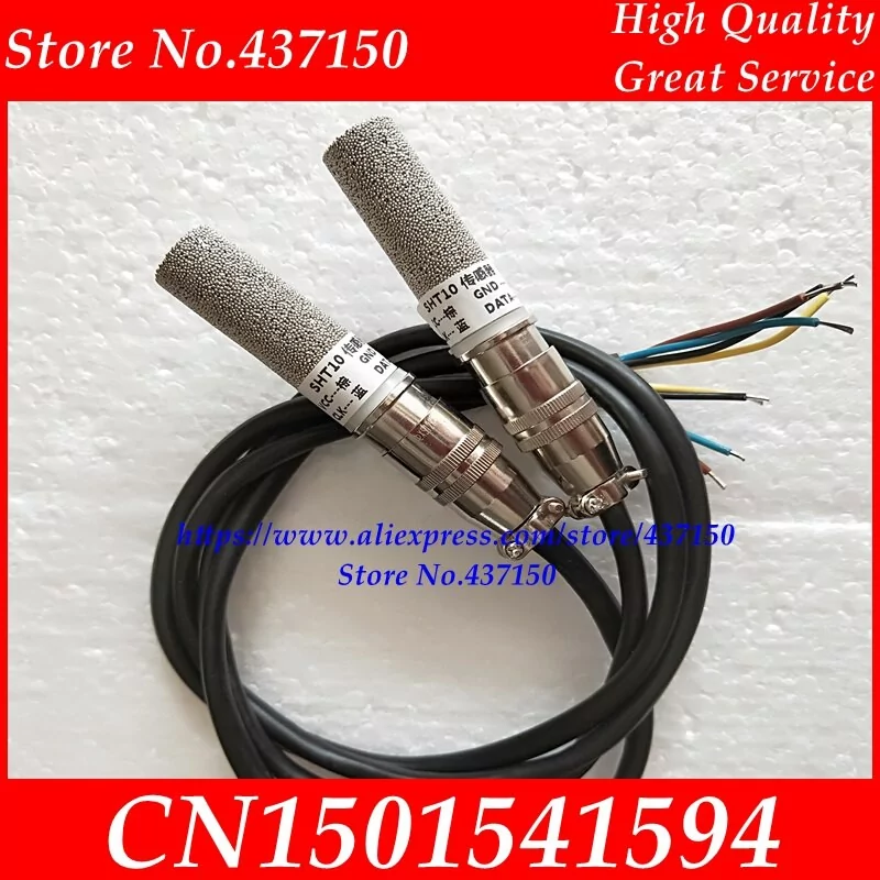 SHT10 Soil Temperature and Humidity Sensor Module 77mm with 50cm Cable