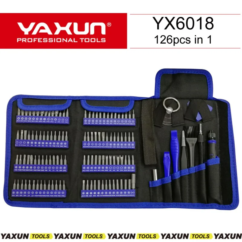 Kit de Tournevis Précision Mcare Yaxun YX-6018 - 126 en 1, Outils Miniatures pour ...