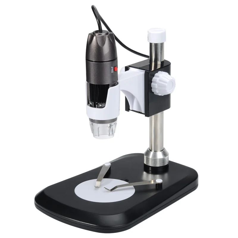 Digital USB Microscope (2MP, 1000x, Photo + Video Record, 8 LEDs ...