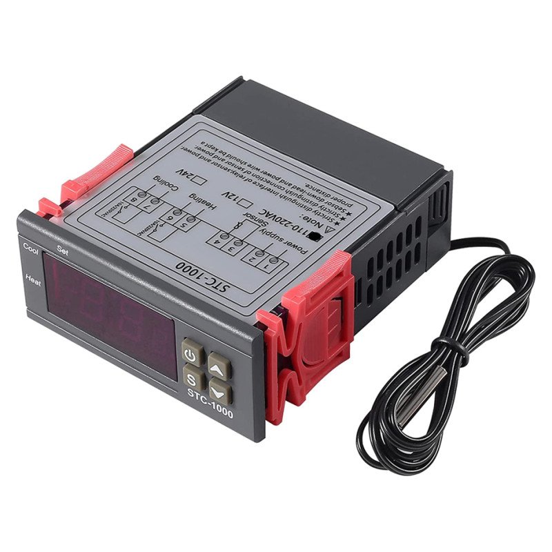 STC-1000 Digital Temperature Controller Microcomputer Thermostat Switch ...