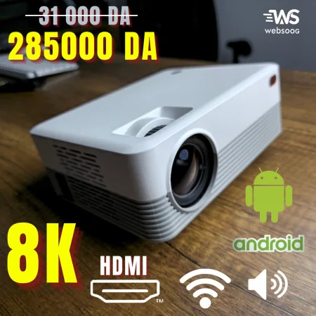 Datashow HPX5 Android 10.0 - Projecteur 8K UHD, 5G, HDMI, Bluetooth 5.0 ...