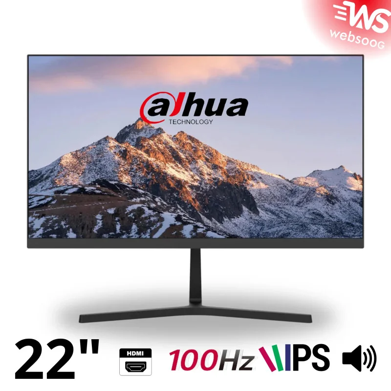 Ecran Dahua 22 borderless LM22-B201S 100Hz IPS FHD Haut-Parleurs Intégrés