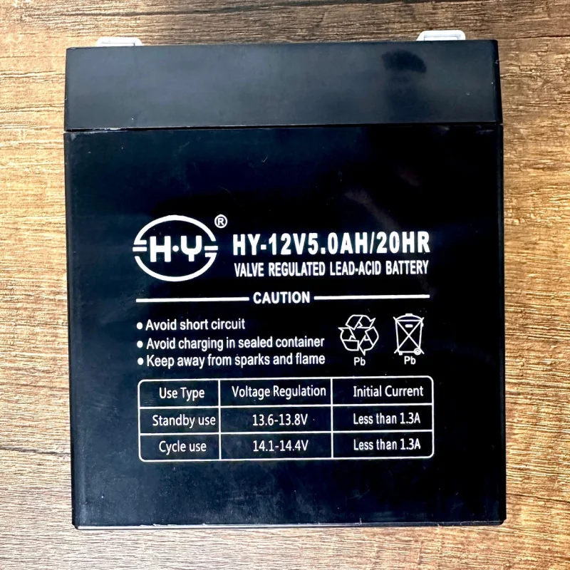 Batterie Plomb-Acide à Cycle Profond HY12V (5Ah / 2.2Ah / 1.3Ah) – 20HR