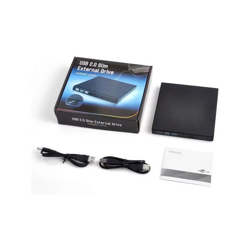 External CD DVD Drive USB 2.0 SLim