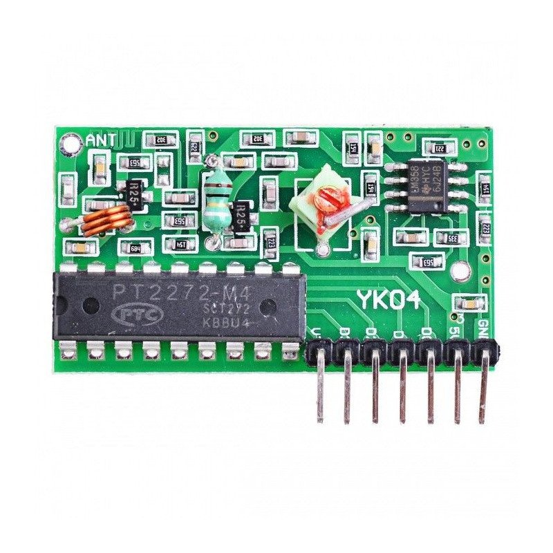 2262/2272 315Mhz 4-Channel Four-Way 4 Key Wireless Remote Control ...